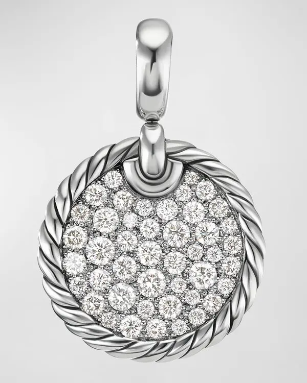 David Yurman Dy Elements Pendant With Diamonds In 17.5mm