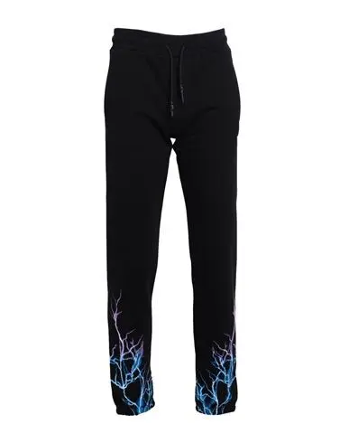 PHOBIA ARCHIVE Pants With Blue And Purple Lightning Pants Size Cotton