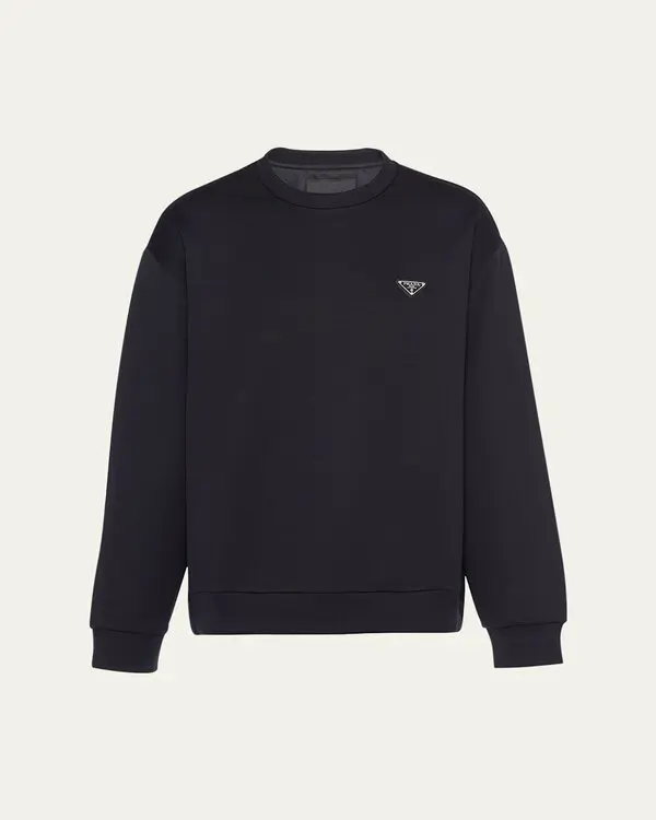 Prada Tech Felpa Sweatshirt - Nero