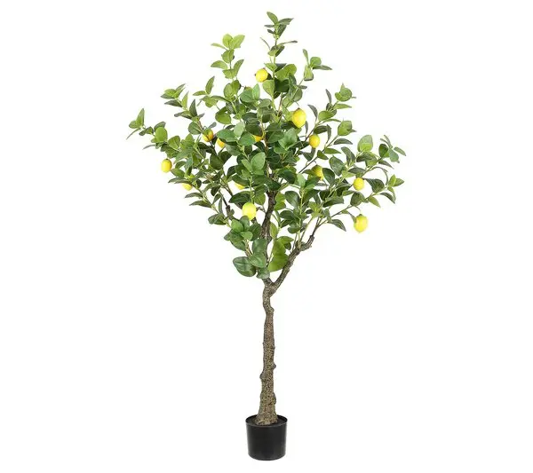 SAFAVIEH Faux Lemon 60' Potted Tree
