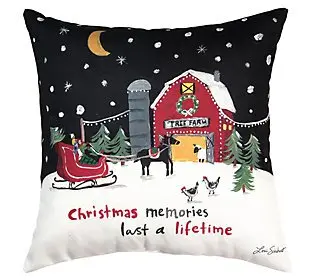 C&F HOME Christmas Memories 18' X 18' Indoor/ou Tdoor Pillow