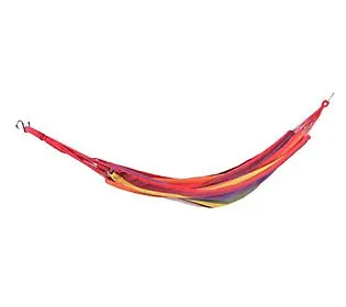 NORTHLIGHT 76' Striped Woven Cotton Single Braz Ilian Hammock