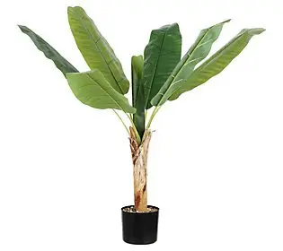 SAFAVIEH Faux Banana Leaf 40' Potted Tree