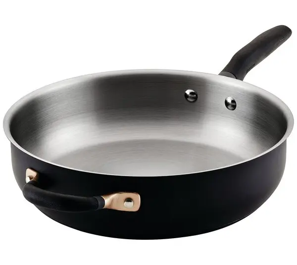 MEYER Accent Series 4.5qt Hard Anodized Nonstick Pan