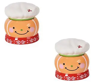 TEMP-TATIONS Set Of Two Merry Chef Ramekins