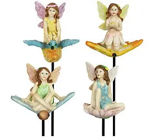 EXHART Set Of Fairy Pot Stakes