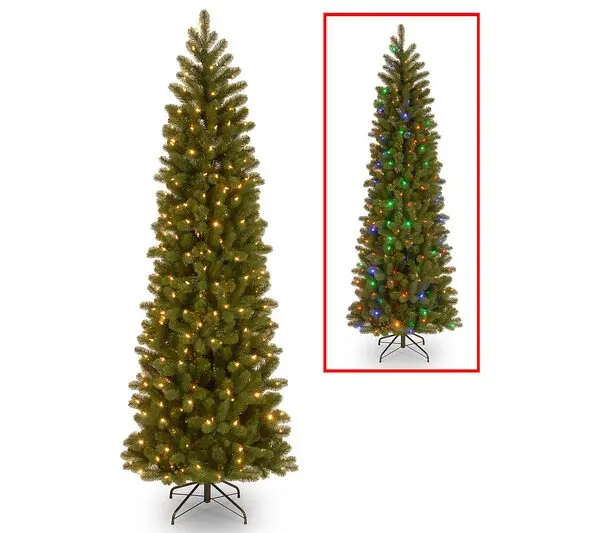 NATIONAL TREE COMPANY 6.5' Downswept Douglas Pe Ncil Slim Fir