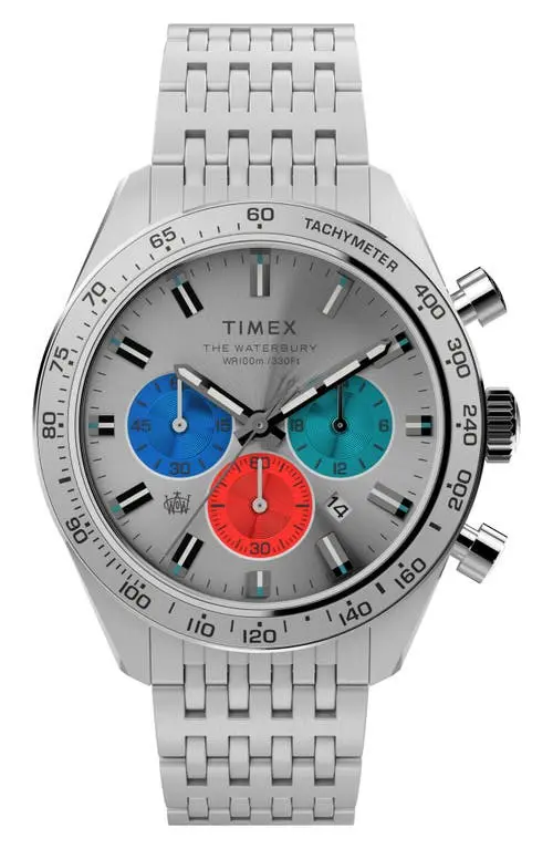 TIMEX® Waterbury Dive Chronograph Bracelet Watch