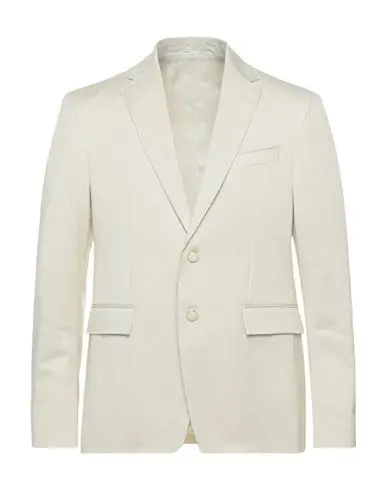 GRIFONI Blazer Size Cotton, Elastane - White
