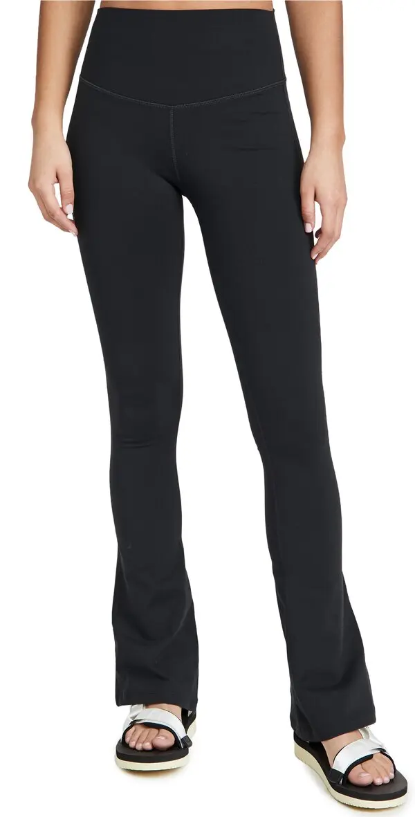 Splits59 Raquel High Waist Supplex Flared Legging, 32 - Black