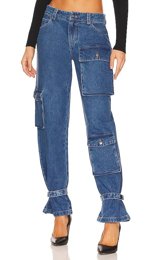 Bardot Denim Cargo Jeans