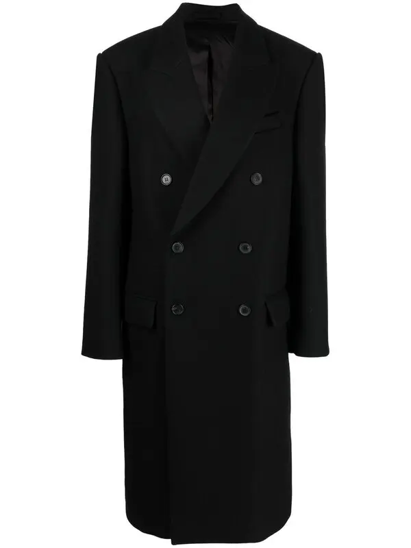 Wardrobe.NYC X Hailey Bieber Virgin Wool Coat - Black