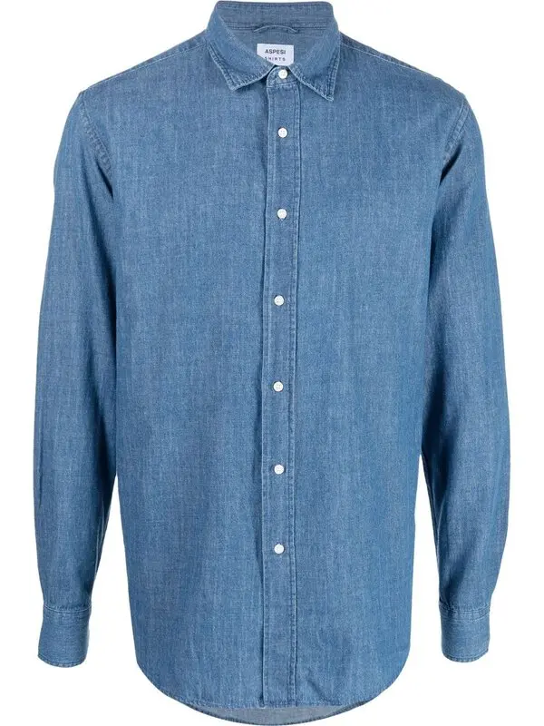 Aspesi Long-sleeve Denim Shirt