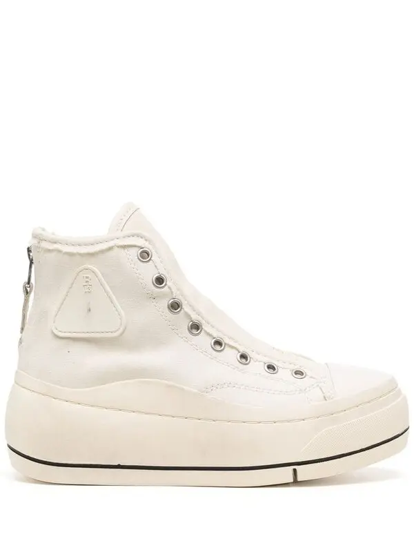 Buy R13 Kurt Platform High-top Sneakers - White At 40% Off | Editorialist