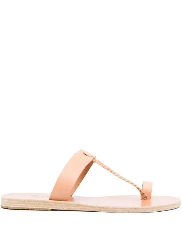ANCIENT GREEK SANDALS Leather Toe-strap Sandals