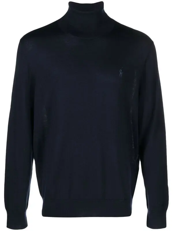 Ralph Lauren Pony Motif Jumper - Blue
