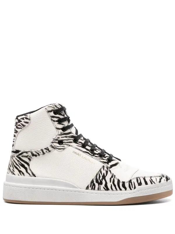Saint Laurent Sl/24 High-top Sneakers - White