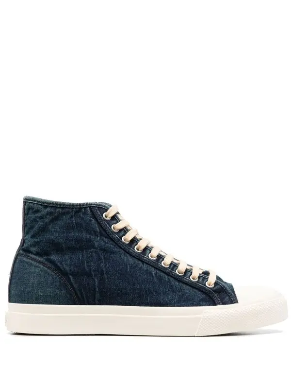 Ralph Lauren Mayport Hi-top Sneakers - Blue
