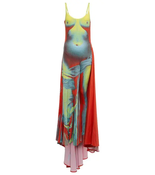Y/project X Jean Paul Gaultier Body Morph Maxi Dress
