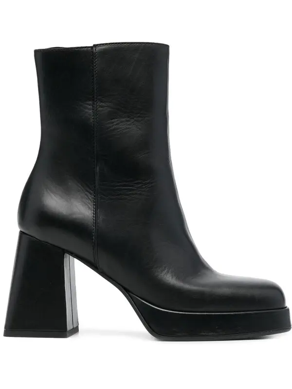 VAMSKO Doris 90mm Leather Ankle Boots