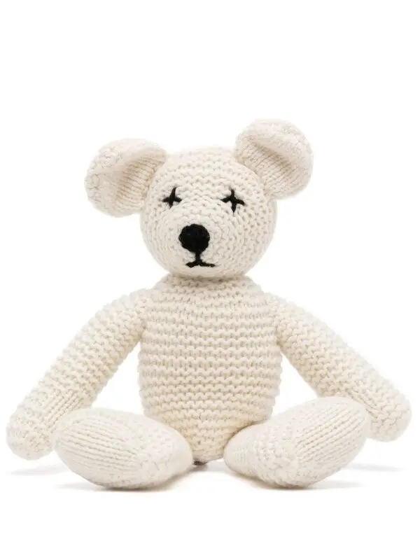 N.peal Knitted-cashmere Soft Bear