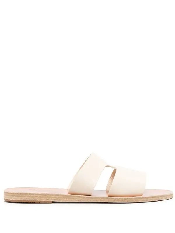ANCIENT GREEK SANDALS Apteros Leather Sandals - Neutrals