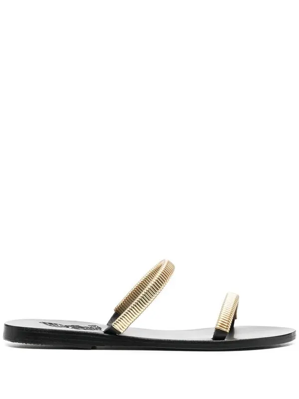 ANCIENT GREEK SANDALS Saita Flar Sandals - Gold