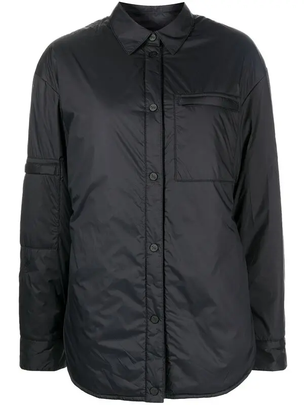 Aztech Mountain Pillow Padded Shirt Jacket - Black