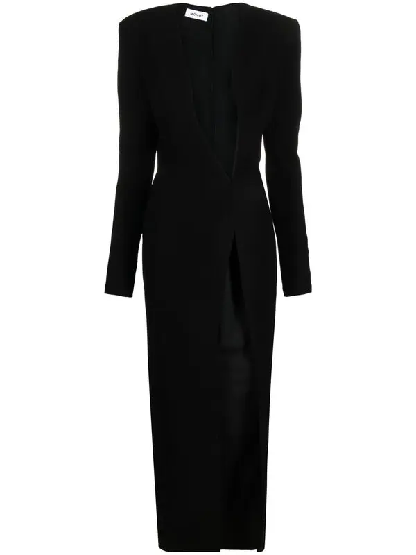 MONOT Plunging V-neck Gown