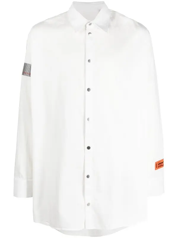 Heron Preston Stripe-detail Popeline Shirt