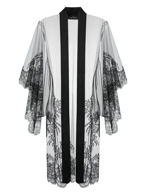 Carine Gilson Tulle Illusion Robe