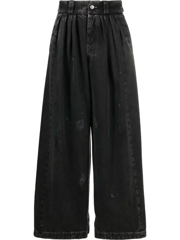 MAISON MARGIELA Paint Splatter Wide-leg Jeans