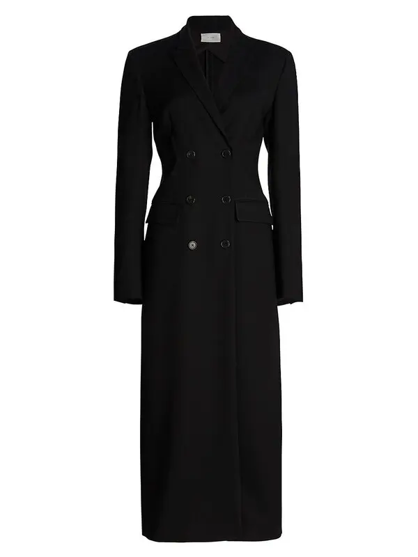 THE ROW Evy Long Double-breasted Coat