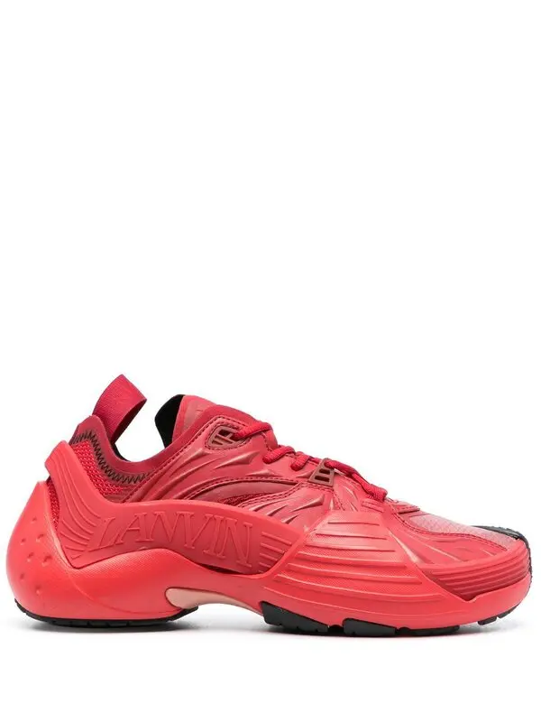 LANVIN Flesh-x Low-top Sneakers - Red
