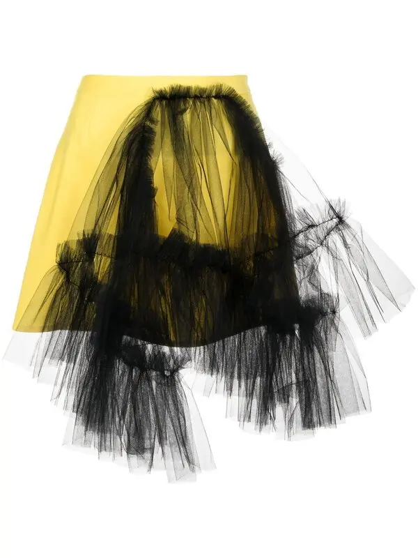 ACT Nº1 Tulle Panel Mini Skirt