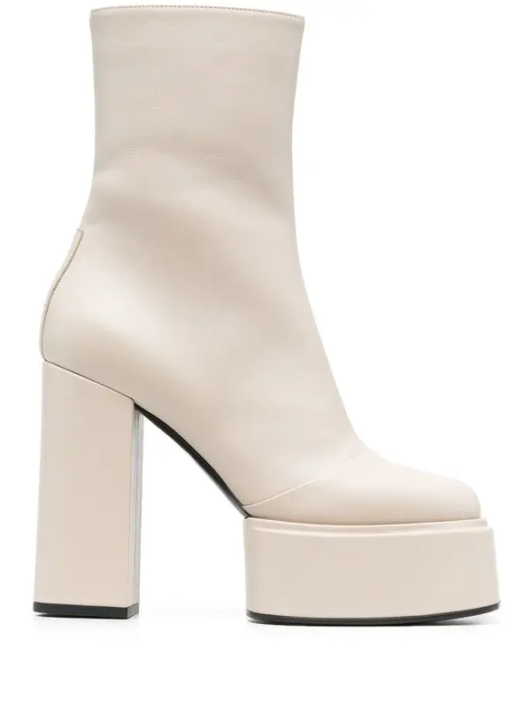 3JUIN Platform Ankle Boots