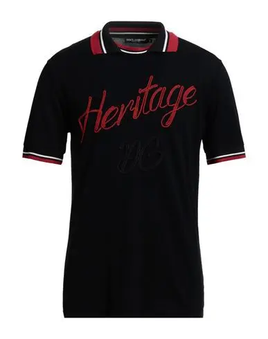Dolce & Gabbana Polo Shirt Size Cotton, Acetate, Polyamide, Silk, Elastane