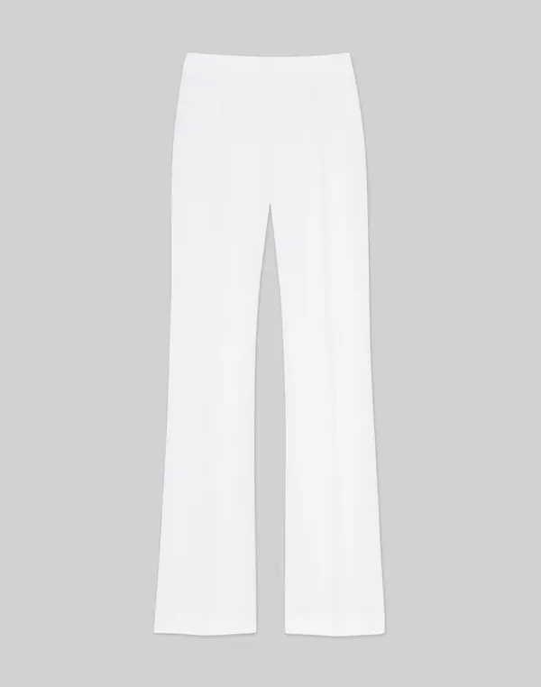 Lafayette 148 New York Finesse Crepe Flared Pant - Cloud