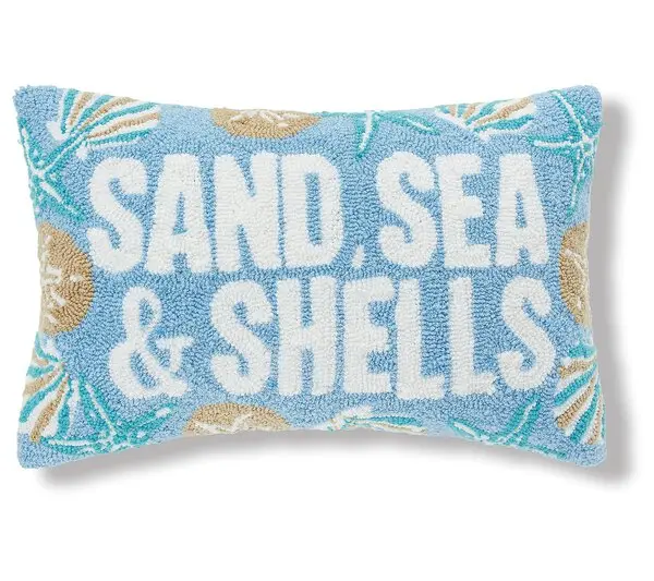 VALERIE PARR HILL 14' X 22' Sea Sand & Shells Pillow Valerie