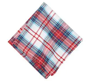 VALERIE PARR HILL 18' X 18' Morris Plaid Napkin Set Of 6 Valer Ie