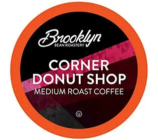 BROOKLYN BEAN ROASTERY Brooklyn Beans 40-count Corner Donut Shop Coffe E Pods