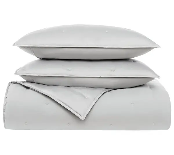 Badgley Mischka Home Tufted Matte Satin T/txl Quilt Set