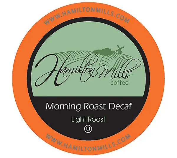 TWO RIVERS COFFEE Hamilton Mills 40-count Morning Roast Decaf Cof Fee Pods