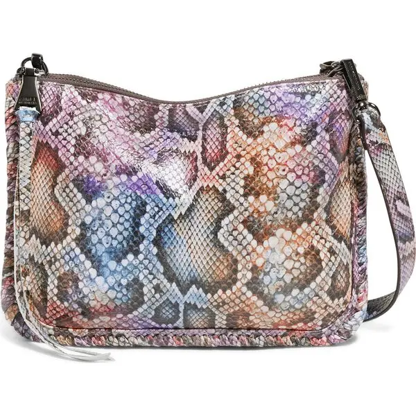 AIMEE KESTENBERG Famous Double Zip Crossbody Bag - Ombre Cobra