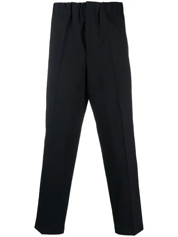 JIL SANDER Elasticated-waist Trousers - Blue