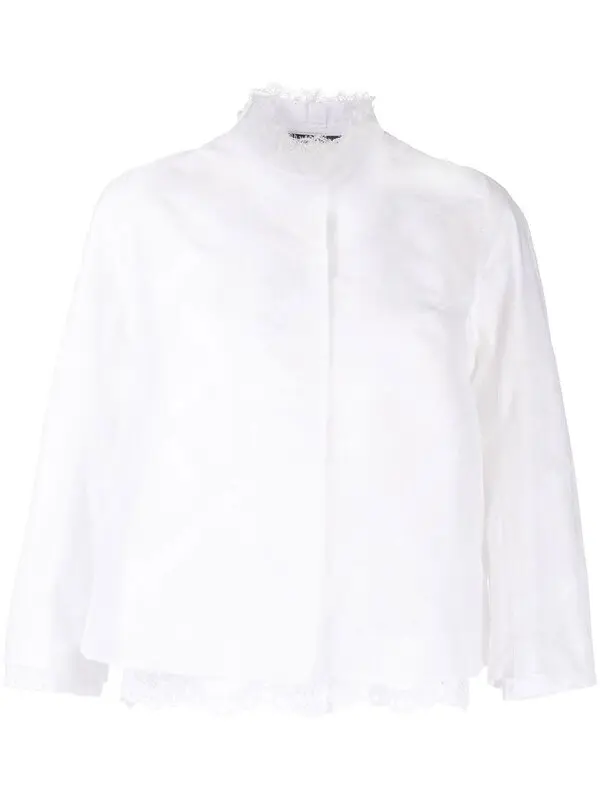 Shiatzy Chen Lace Collar Jacket Set