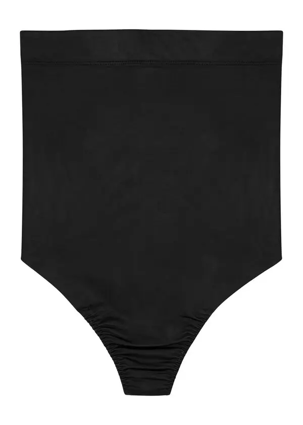 Spanx Suit Your Fancy High-waisted Thong - Black