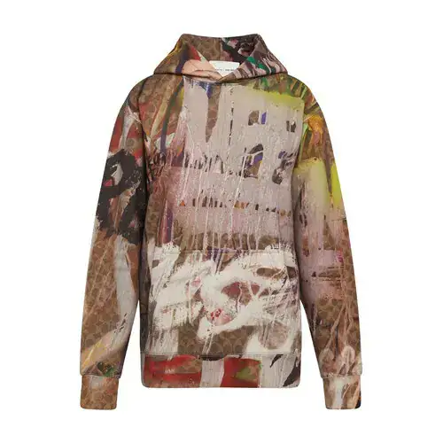 Coach X Mint + Serf Hoodie In Organic Cotton In Beige Multi - 30 