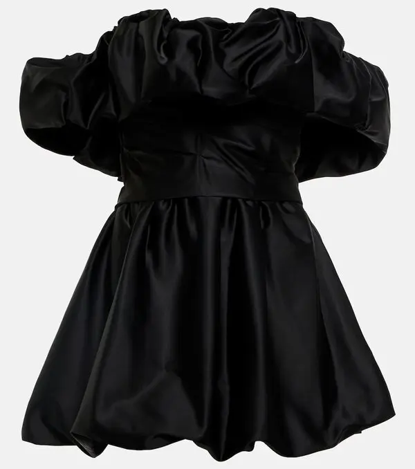 Simkhai Astoria Off-shoulder Mini Dress - Black