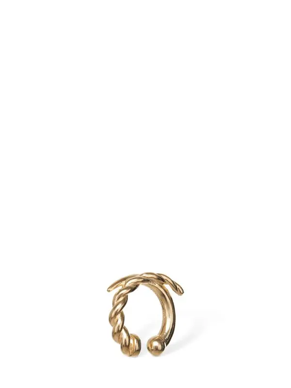 Kusikohc Half Twiddle Ear Cuff In Gold - 65% Off | Editorialist